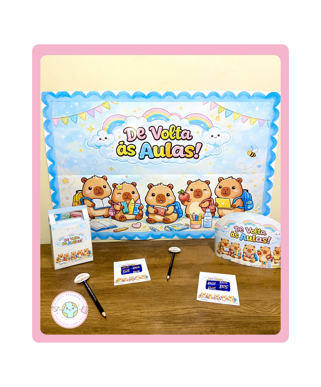 KIT VOLTA ÀS AULAS – CAPIVARAS - Mundo Pedagógico